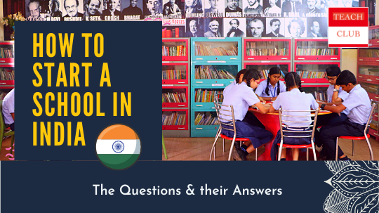 How To Start A School In India